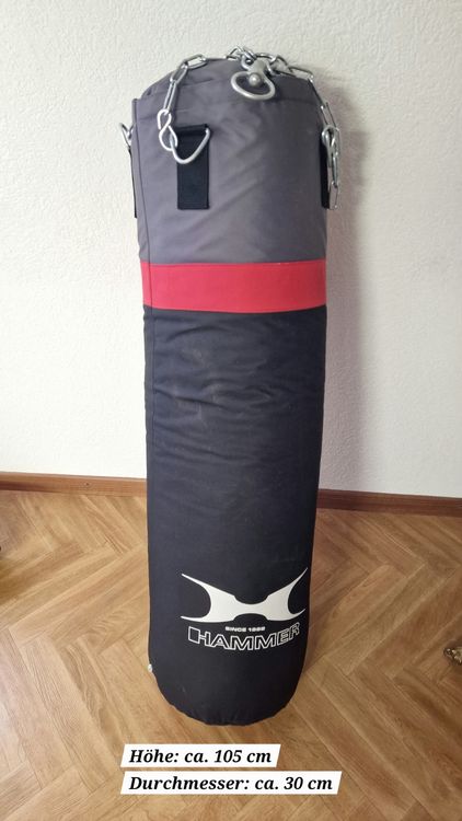 Hammer Profi Boxsack, inkl 2 paar Boxhandschuhe (10OZ/16OZ) (Gebraucht ...