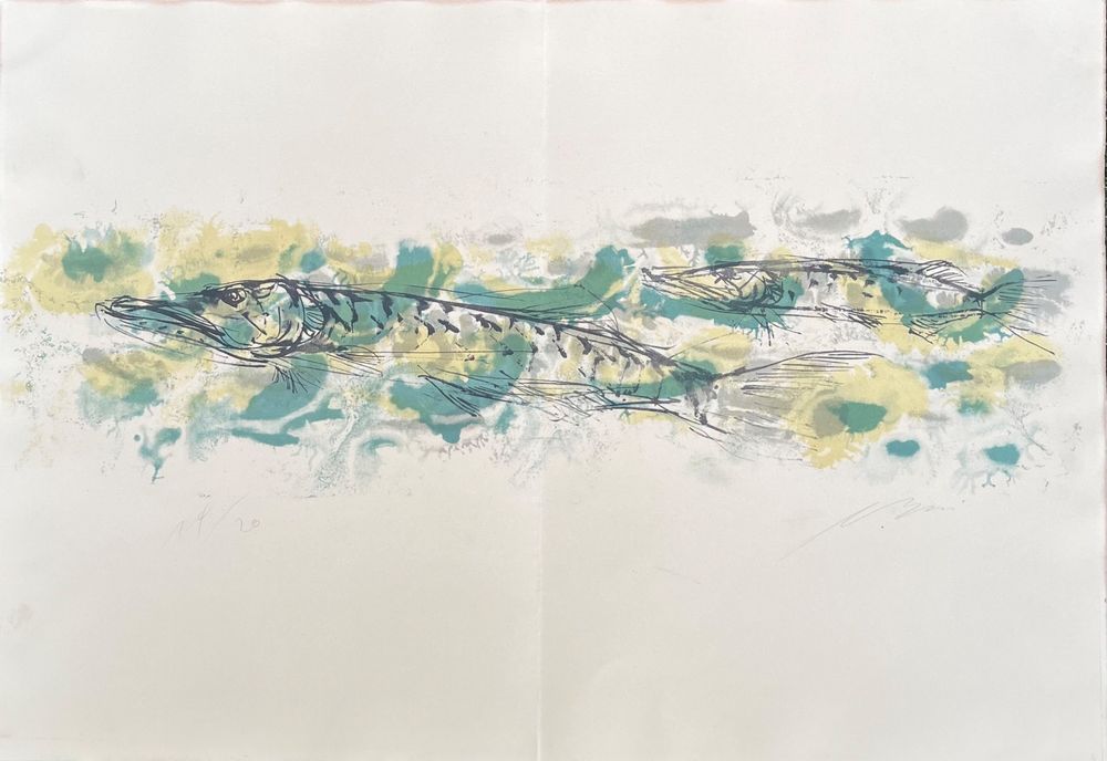 Hans Erni (1909-2015) Grosse Litho. Handsigniert | Kaufen auf Ricardo