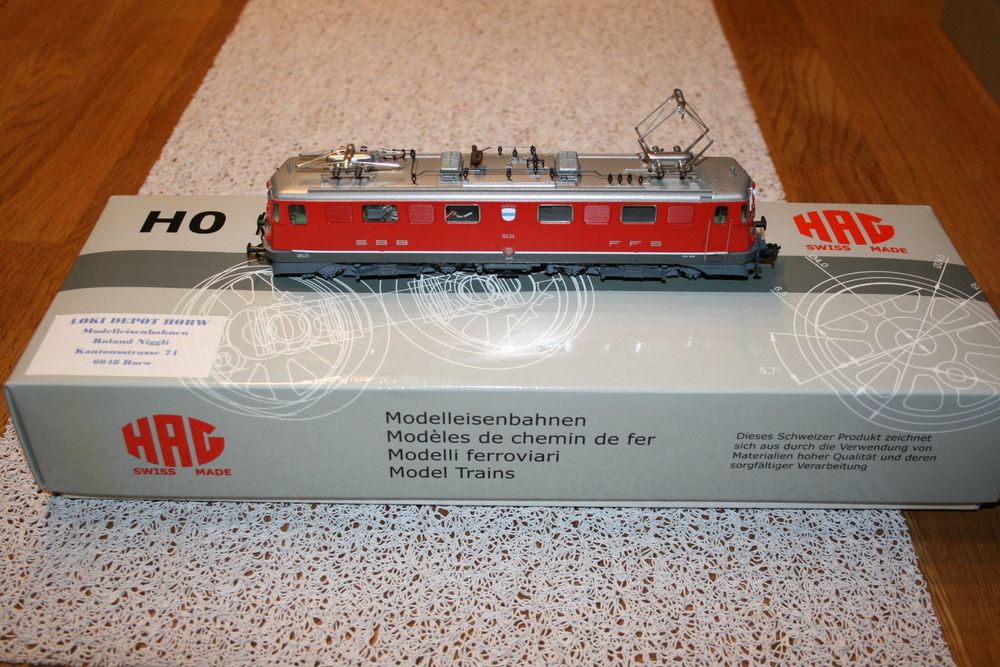HAG 11115-32 SBB Ae 6/6 rot mit Wappen "Zug" 3L digital (Gebraucht) in ...