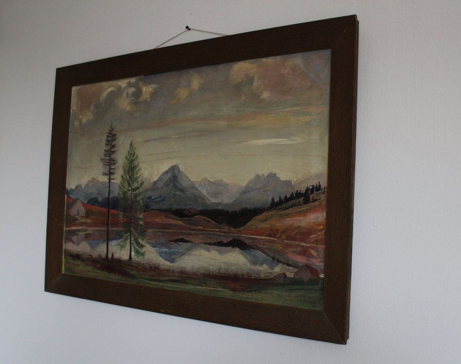 STIMMUNGSVOLLES GEMÄLDE von PAUL WYSS 1897- 1984, Basel | Kaufen auf Ricardo