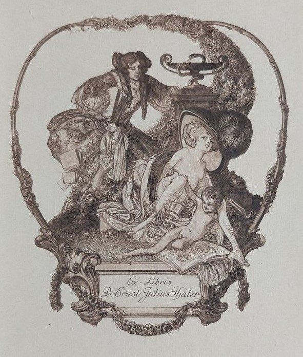 Exlibris Franz von Bayros - Heliogravur (Gebraucht) in Obfelden für CHF 40 – mit Lieferung auf ...