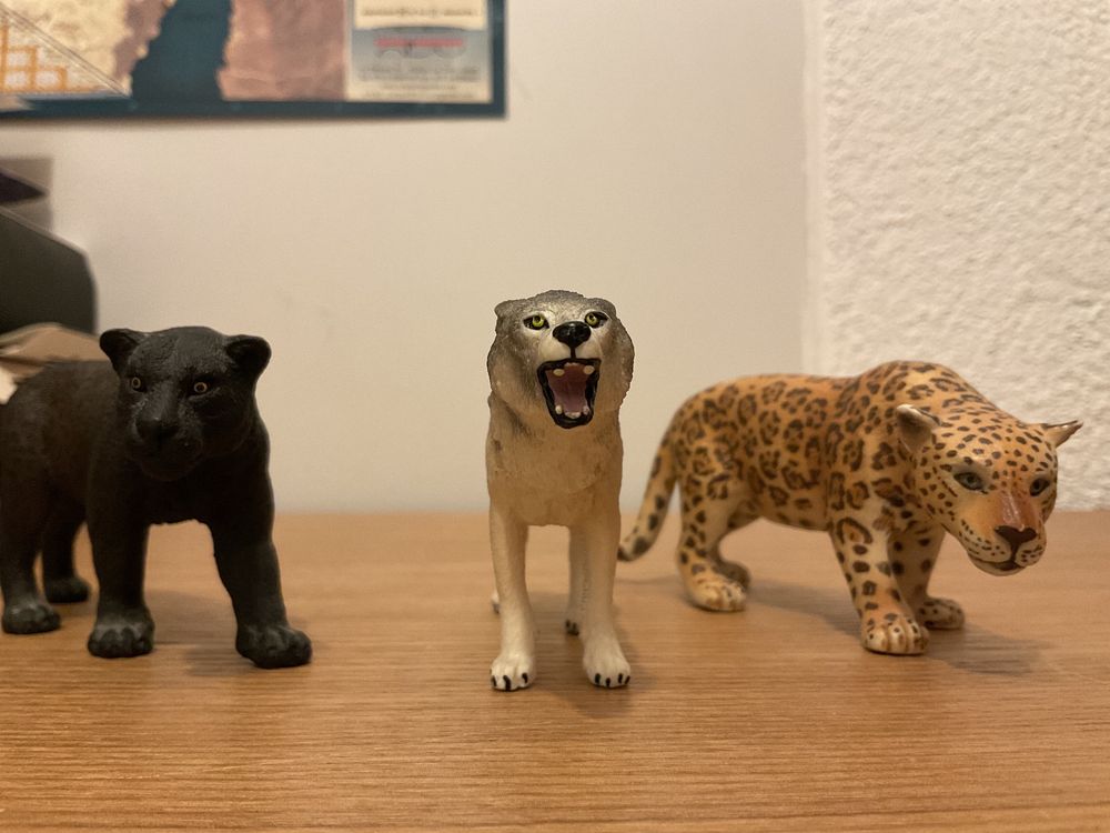 Schleich Raubtier Figuren (Puma,Wolf,Schwarzerpanther) | Kaufen auf Ricardo