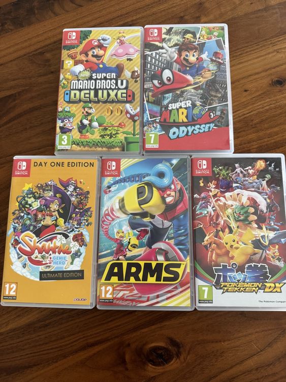 5 Nintendo Switch Games (Mario Odyssey, Pokemon Tekken, …) (Gebraucht ...