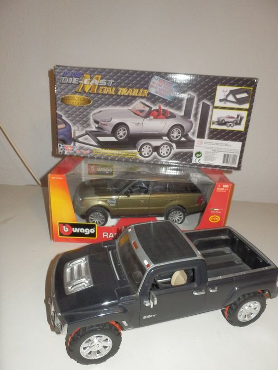 Range Rover, Hummer, remorque 1:18 (Gebraucht) in Apples für CHF 69 ...