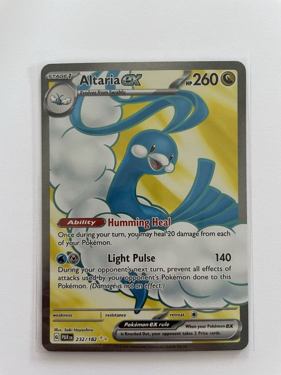 Pokémon Paradoxrift Altaria EX (Neu (gemäss Beschreibung)) in Rombach ...