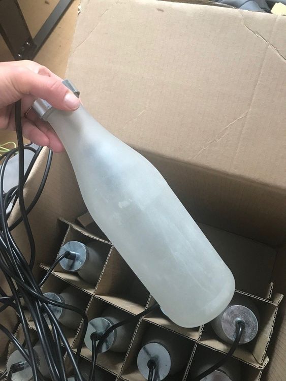 Milkbottle Lamp von Tejo Remy um 1991, Originalverpackung (Gebraucht ...