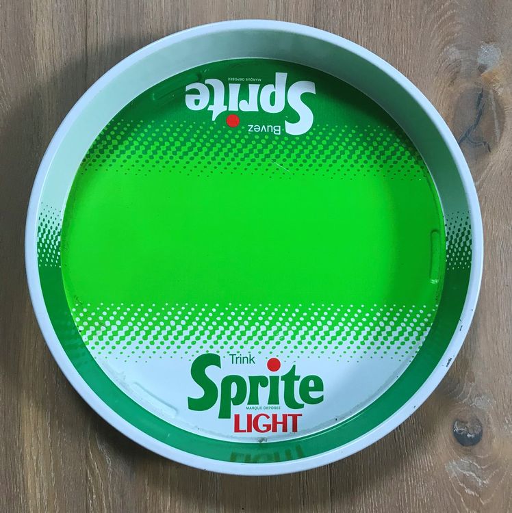 Altes Serviertablett SPRITE LIGHT vintage Tablett Werbung | Kaufen auf ...
