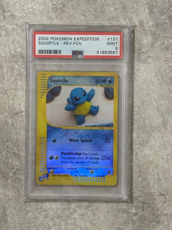 Pokémon Expédition/ Squirtle 2002 PSA 9 (D'occasion) à Montreux pour CHF 80 – avec livraison ...