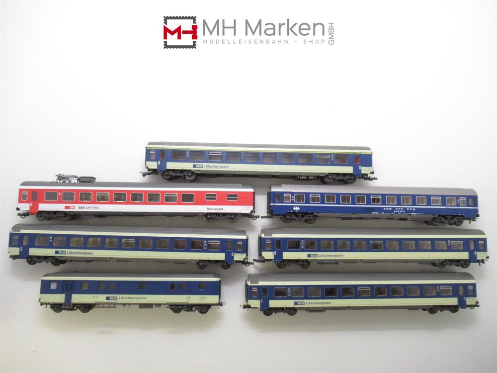 Roco 7 x Personenwagen SBB / BLS DC H0 (Gebraucht) in für CHF 43 – mit ...