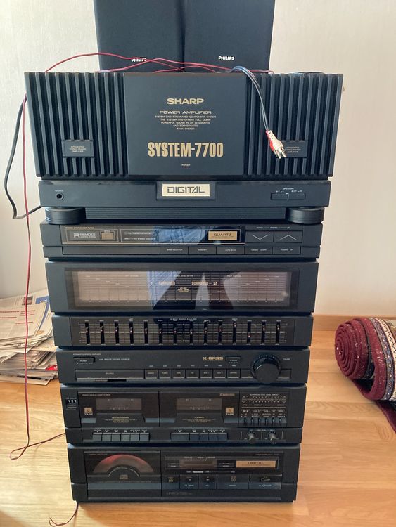 Verstärker 7000, Stereoanlage Sharp (Gebraucht) in Reitnau für CHF 2 – nur Abholung auf Ricardo ...