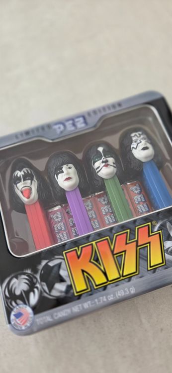 Limited Edition KISS PEZ Spender Set in Blechbox (Neu und ...