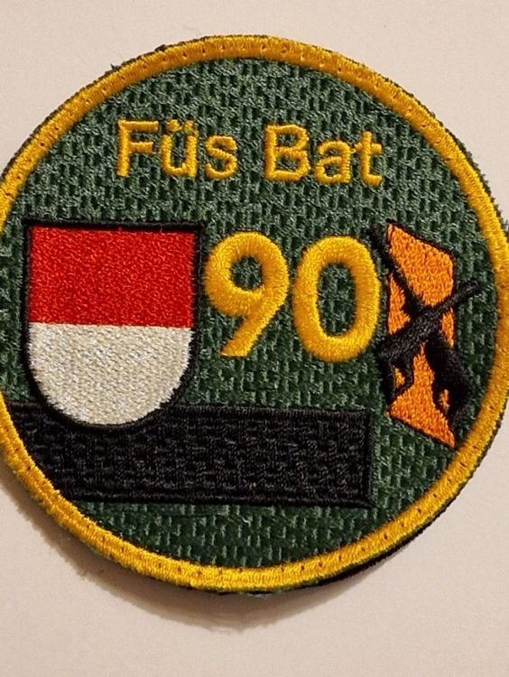 Infanterie Abzeichen Badge Bataillon Fus 90 Soleure Stabskp | Kaufen ...