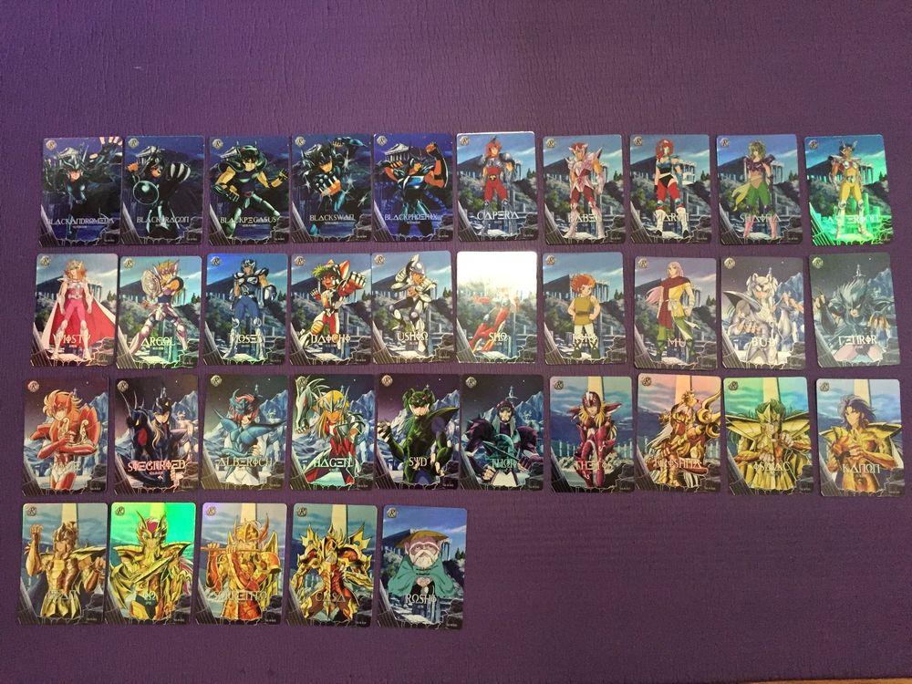 Saint Seiya Kayou Edition 1 Cards SS-R 35 cards complete (Gebraucht) in ...