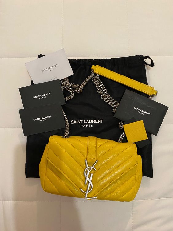 YSL small classic yellow monogram crossbody bag (Gebraucht) in Geneve ...