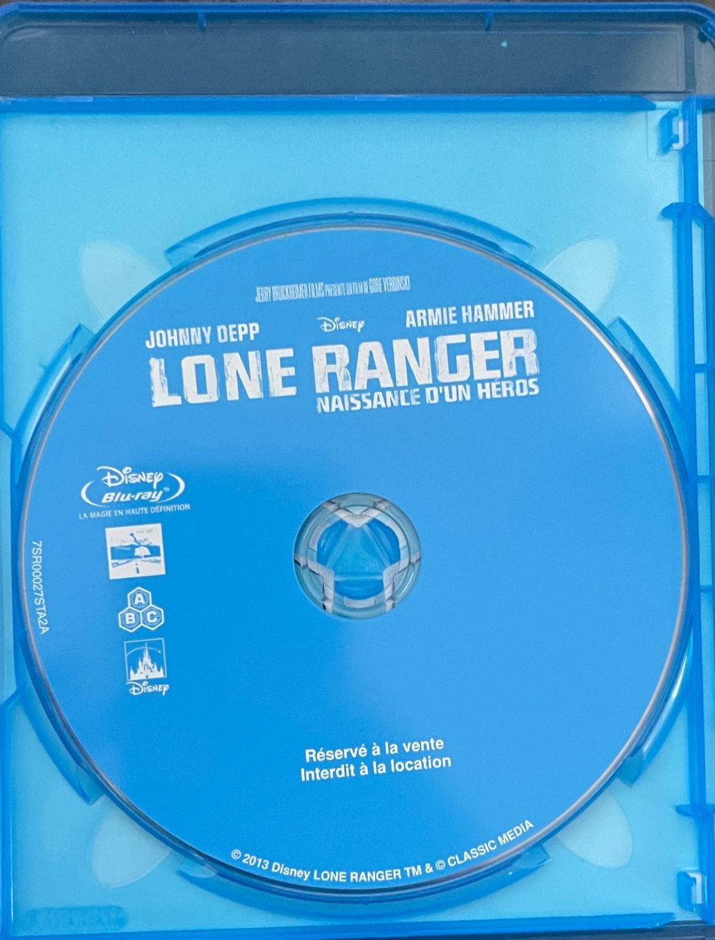 Lone Ranger - Naissance d'un héros (2013) - Blu-ray (D'occasion) à ...