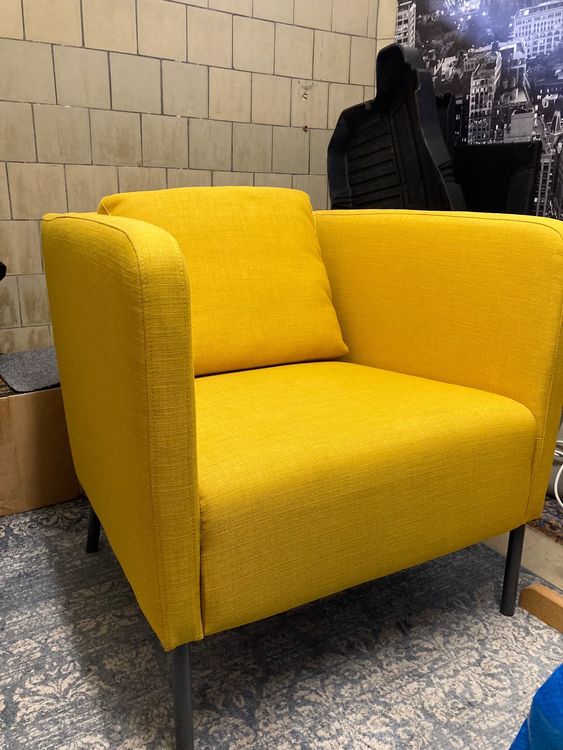 Sessel EKERÖ von Ikea, Farbe Gelb | Kaufen auf Ricardo