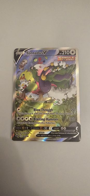 Carte Pokemon Tornadus V Full art (Neu (gemäss Beschreibung)) in Cointrin für CHF 21 – mit ...