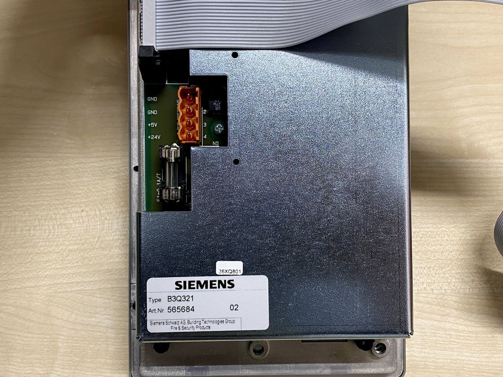 Siemens Feuerwehrbedienfeld passend zu Cerberus CT11 BMZ B3Q (Gebraucht ...