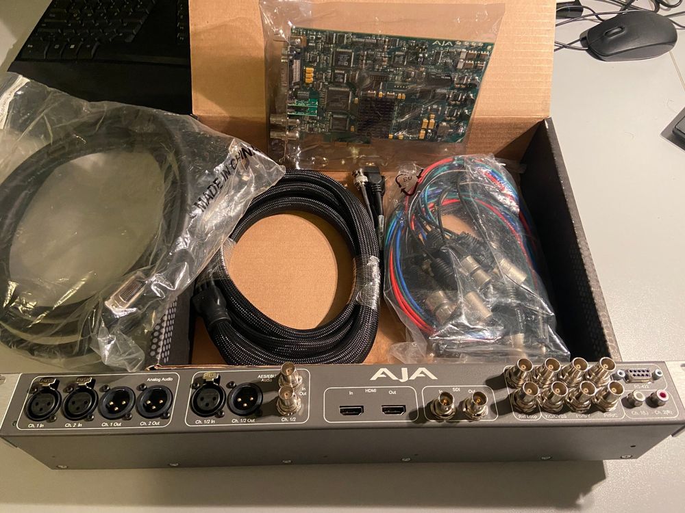 AJA KONA LHi mit KLHi-Box breakout box und Kabel (Gebraucht) in ...