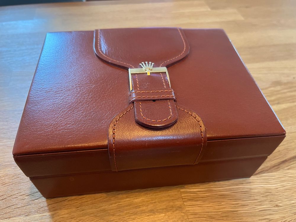 Original Rolex Watch Box Leder/Holz Ref. 71.00.02 (Gebraucht) in für ...