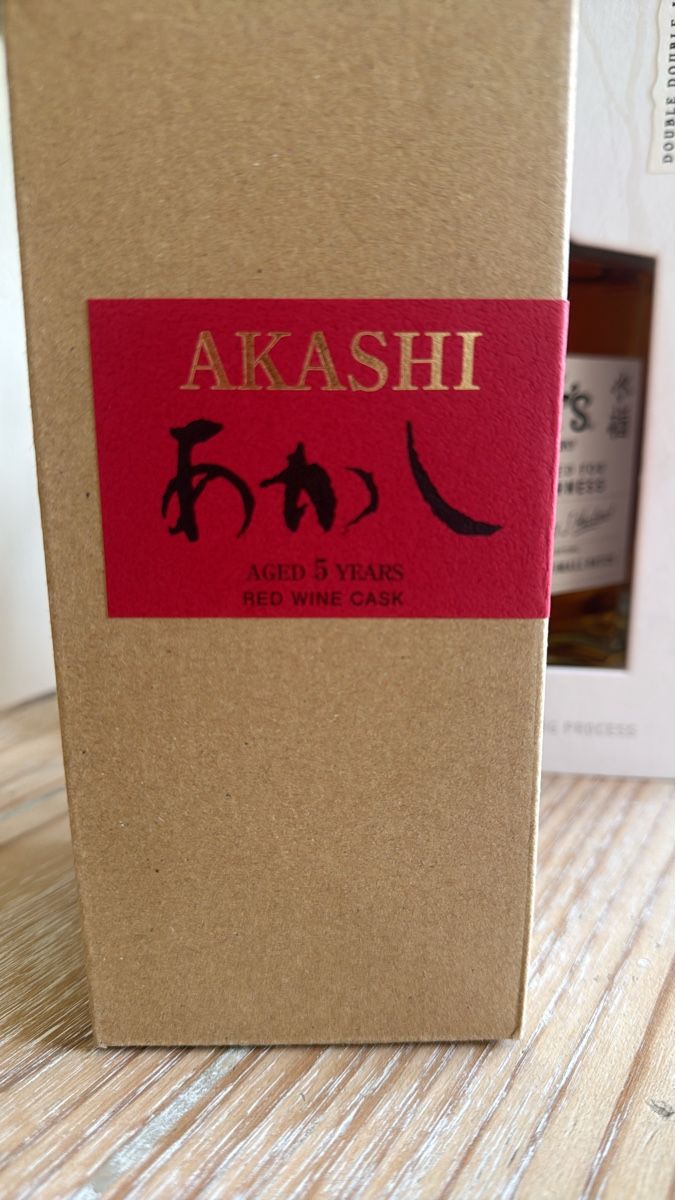 Akashi Aged 5 Years Red Wine Cask Whisky (500ml) (Neu und ...