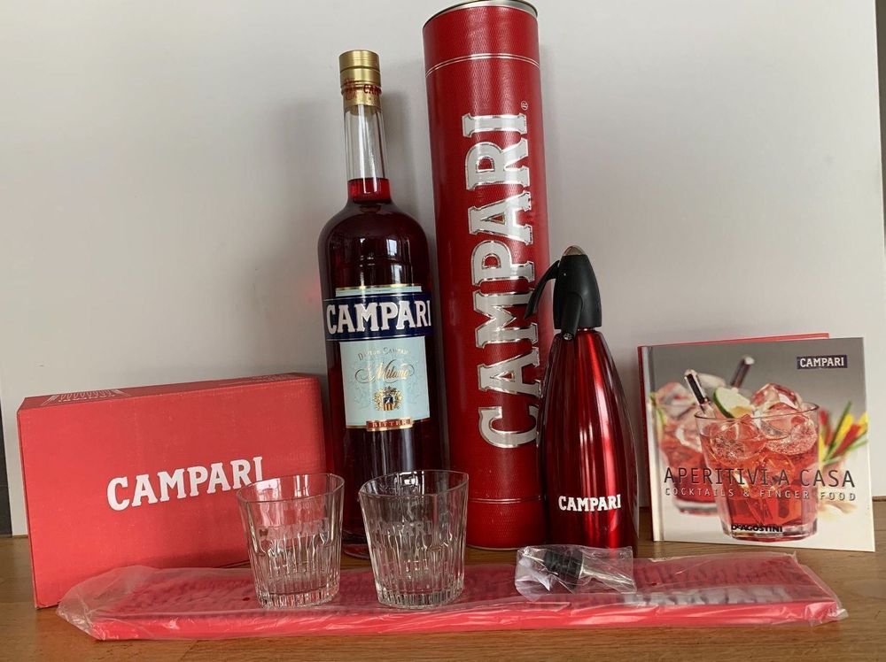 Campari Set & 3 Liter Magnum Flasche (Neu und originalverpackt) in ...