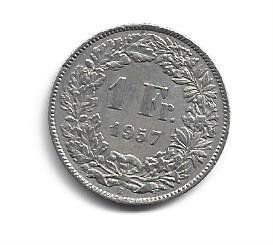 1 Fr, 1957 Silber | Kaufen auf Ricardo