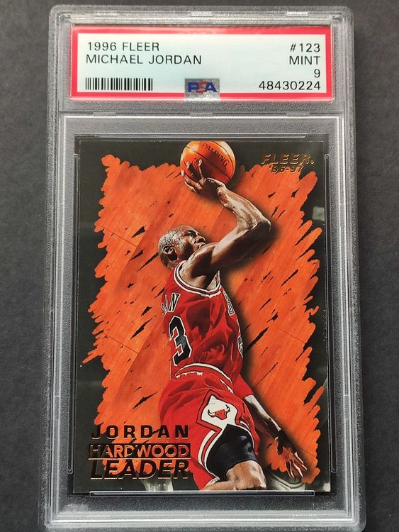 Michael Jordan 1996 Fleer PSA 9 Hardwood Leader Chicago (Gebraucht) in ...