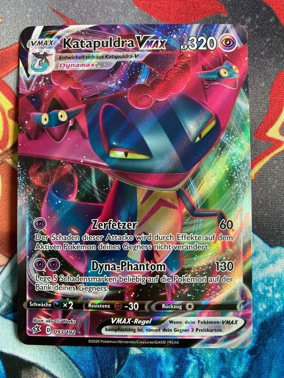 Pokemonkarte Katapuldra Vmax 093/192 ab 1.- Fr. (Neu (gemäss ...