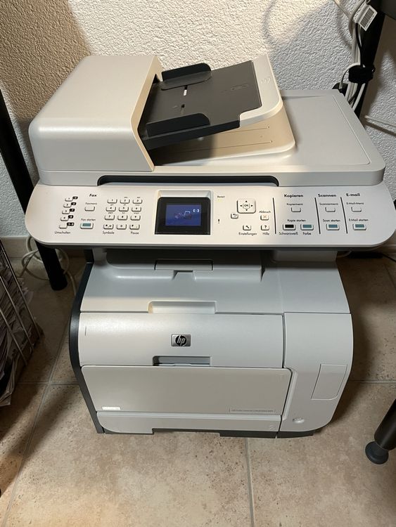 hp Color Laser Drucker CM 2320 mit offenen Zusatz - Patronen (Gebraucht ...
