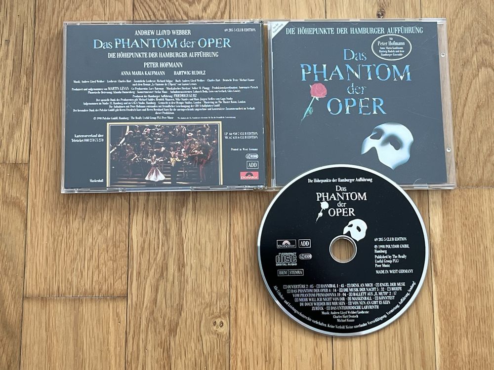 Phantom der Oper - CD (Gebraucht) in Riehen für CHF 2 – mit Lieferung auf Ricardo kaufen