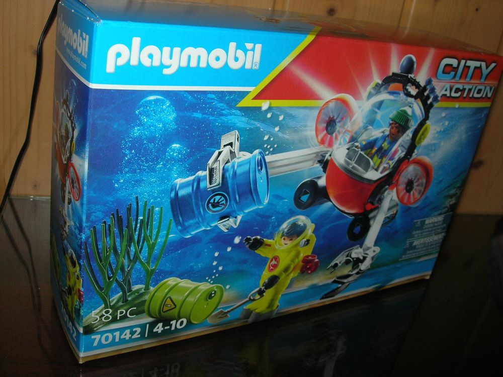 Playmobil Action 70142 Seenot: Umwelteinsatz mit Tauchboot (Neu und ...