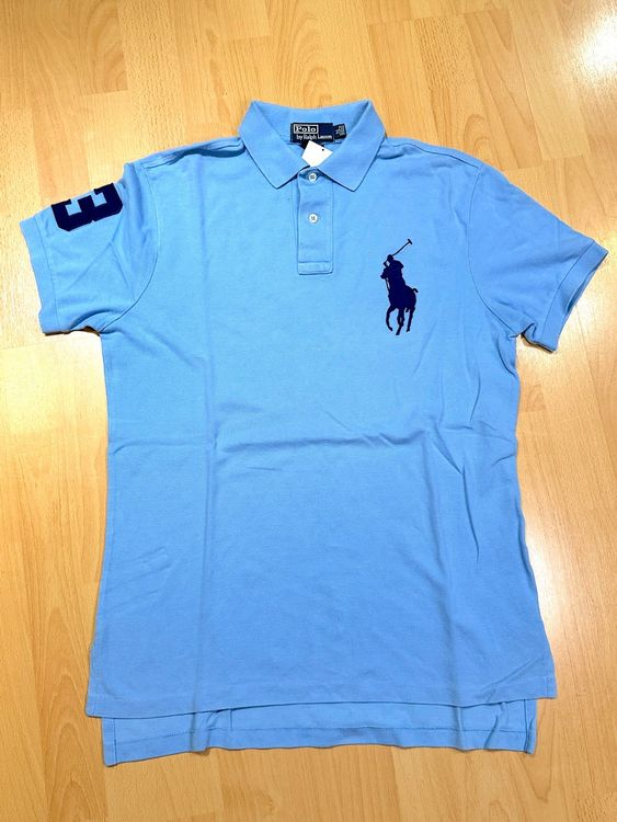 POLO RALPH LAUREN "SKY BLUE" BIG PONY POLO SZ: M | Kaufen auf Ricardo