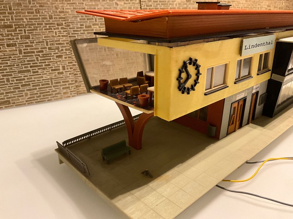 Modelleisenbahn grosser Bahnhof Lindenthal Spur H0 Faller | Kaufen auf ...