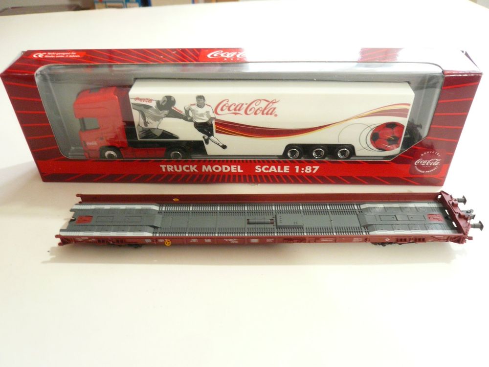 FLEISCHMANN H0 DC " ROLA MIT COCA COLA LASTWAGEN " | Kaufen auf Ricardo