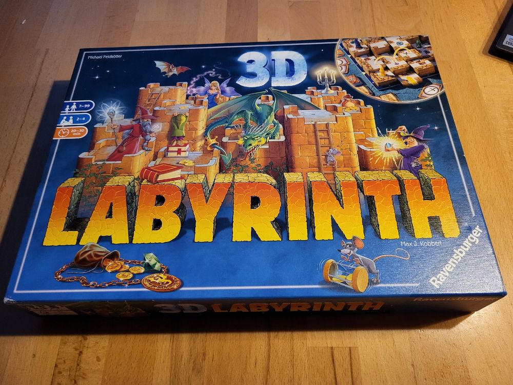 Ravensburger 3D Labyrinth Gesellschaftsspiel Klassiker | Kaufen auf Ricardo