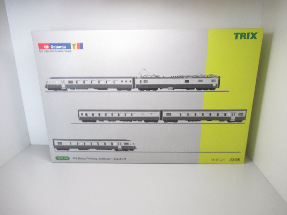 TRIX 22135 Schweizer TEE-Elektro-Triebzug Gottardo DigiSound (Gebraucht ...