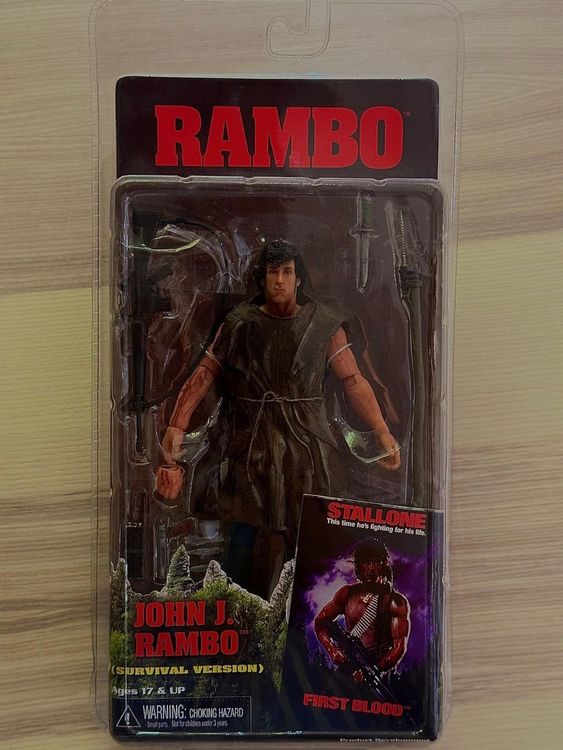 Rambo First Blood Survival Edition Actionfigur Neca!!! (Neu und ...