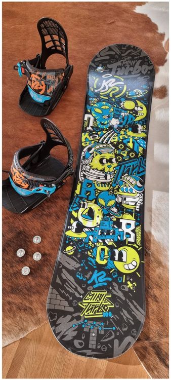 Kinder Snowboard K2 Mini Turbo 100 cm K2 Bindung neuwertig (Gebraucht ...