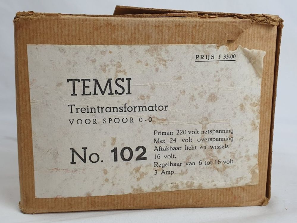 Temsi 102 Transformator 3A 220 Wechselstrom für Märklin OVP (Gebraucht ...
