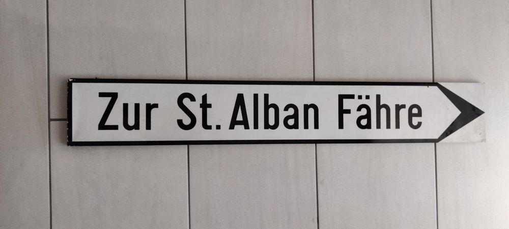 Schild Zur St. Alban Fähre Basel (Gebraucht) in nunningen für CHF 116 ...