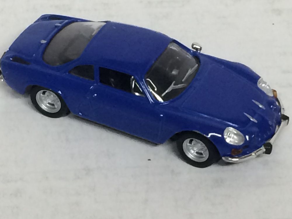 BLUE 1976 RENAULT ALPINE 1 / 43 die cast model DEL PRADO use (Gebraucht ...