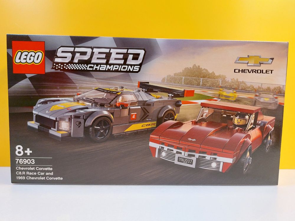 LEGO Speed Champions 76903 Chevrolet Corvette C8-R& 1968 NEU (Neu und ...