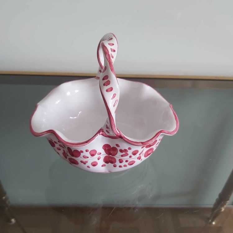 Vintage Labor Deruta Italien handbemalter Keramik-Keramikkor | Kaufen ...