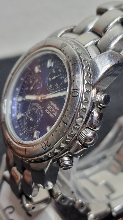 SECTOR ADV 5500 Chronograph mit Datum, 38,5mm Quartz (Gebraucht) in ...