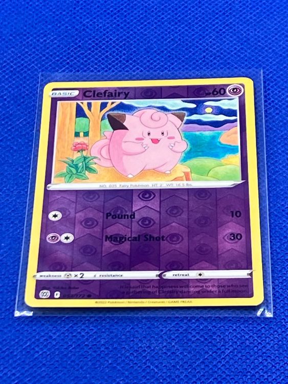 Pokemon Brilliant Stars Clefairy 053 / 172 Reverse Holo EN (Neu (gemäss Beschreibung)) in Baar ...