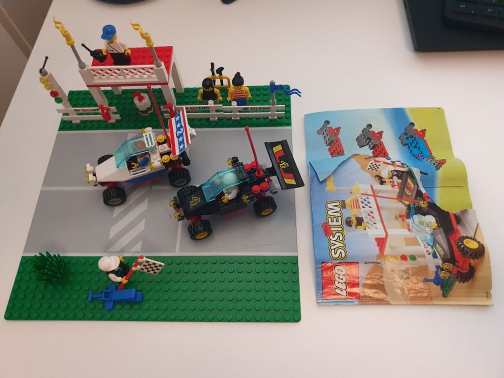 LEGO 6551 Rennbahn Checkered Flag 500 (1992) - 90er Jahre (Gebraucht ...