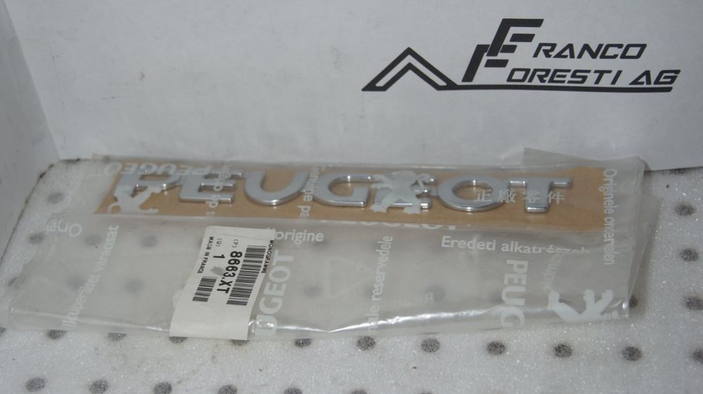 Peugeot 206 Monogramm Peugeot 8663XT (Neu und originalverpackt) in ...