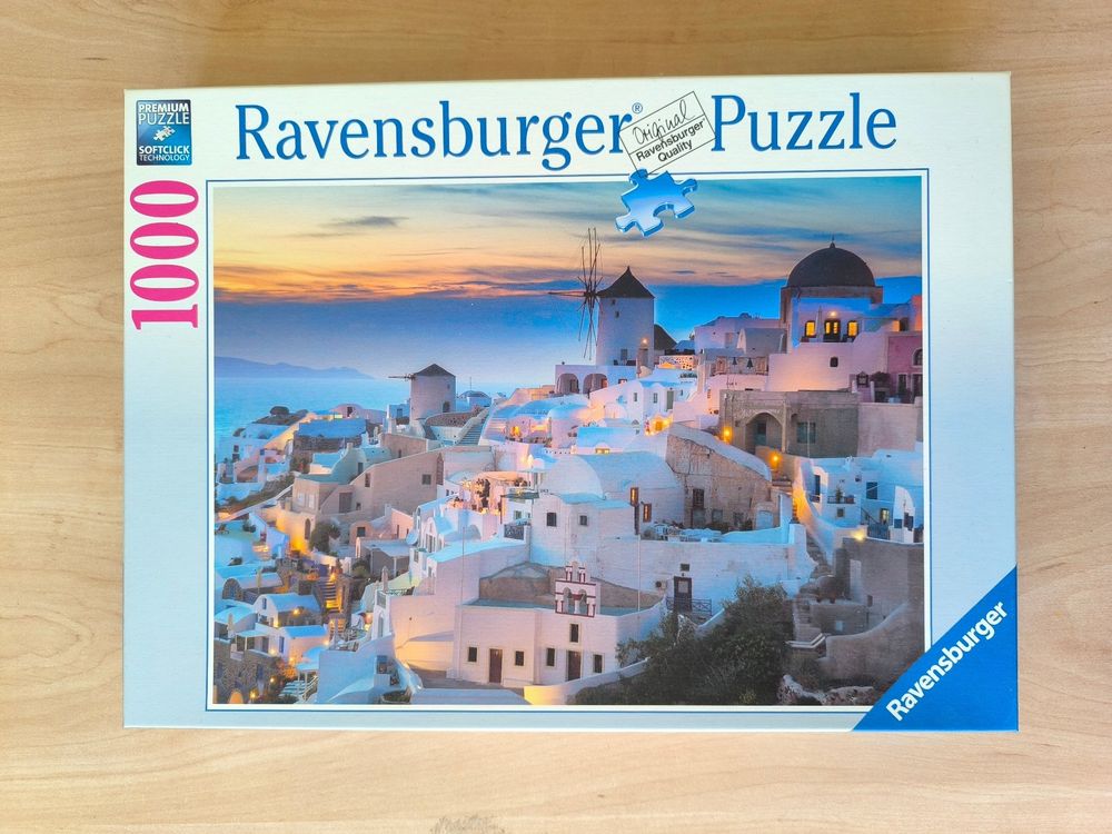 Ravensburger Puzzle "Abend über Santorini" (Gebraucht) in Birsfelden für CHF 1 – mit Lieferung ...
