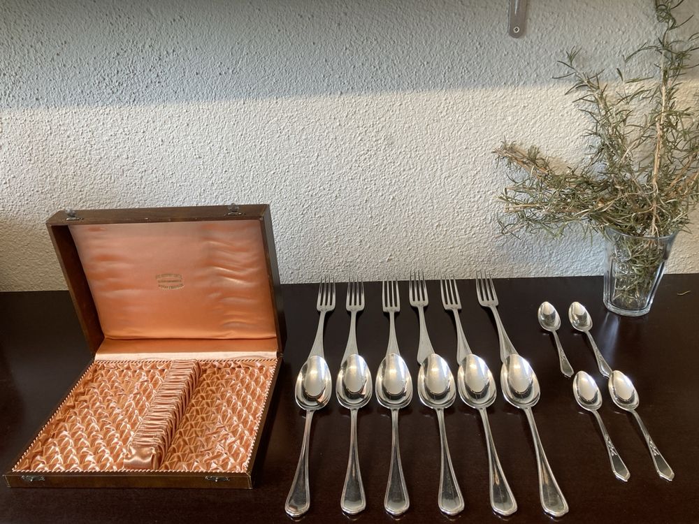 Silberbesteck, antik, Christofle, Jetzler, Schatulle (Gebraucht) in Schaffhausen für CHF 85 ...